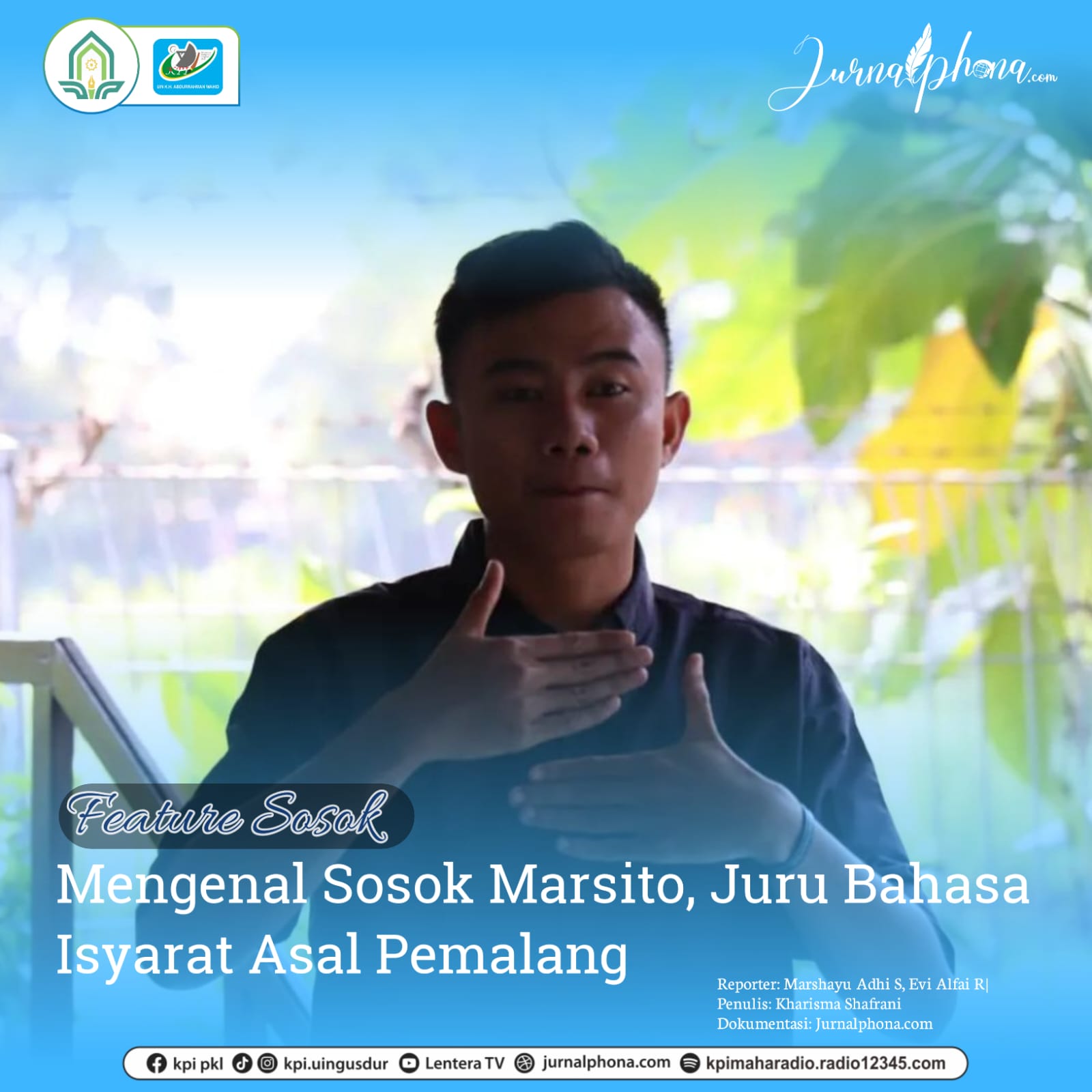 Mengenal Sosok Marsito, Juru Bahasa Isyarat Asal Pemalang